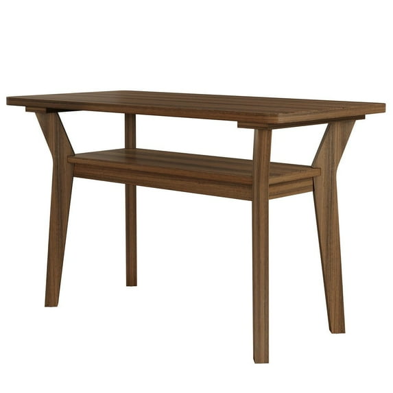 Barara King 47Inch Farmhouse 2-Tier Rectangle Dining Table with Solid ...