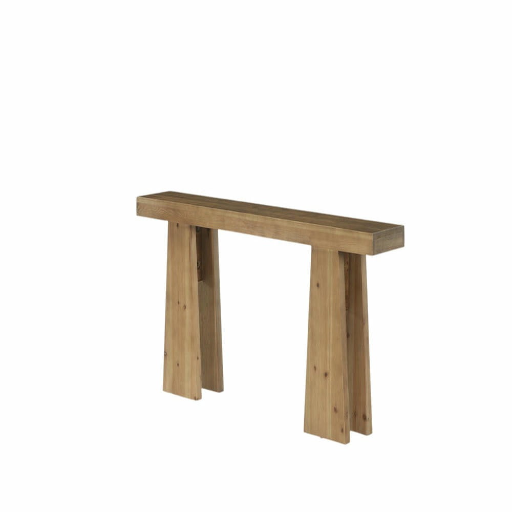 Barara King 70.9" Solid Wood Console Table with Reinforced Frame, Extra ...