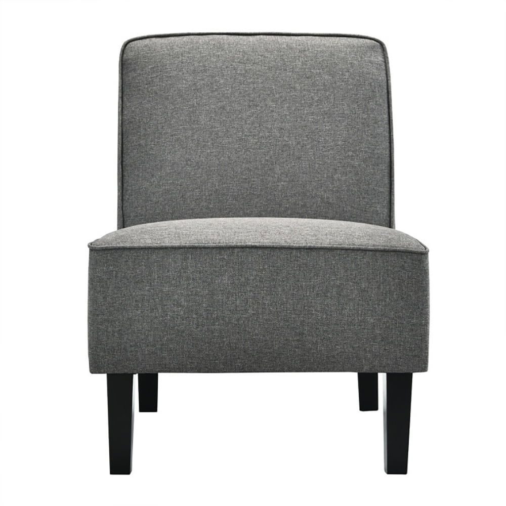 Barara King Armless Accent Chair, Wingback Sofa Chair,Reading Chair ...