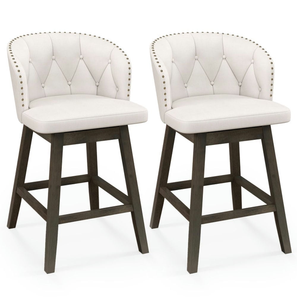 Barara King Bar Stools, Counter Bar Stools,Counter Height Fabric ...