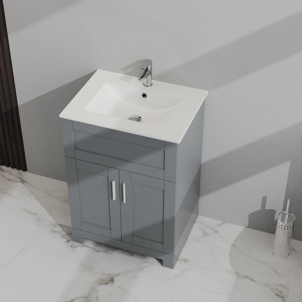 Barara King Bathroom Vanity Cabinet, 24" Bathroom Sink Vanity Laundry ...