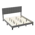 Barara King Bedroom Bed Frame, Bed Platform Frame,King Size Modern ...