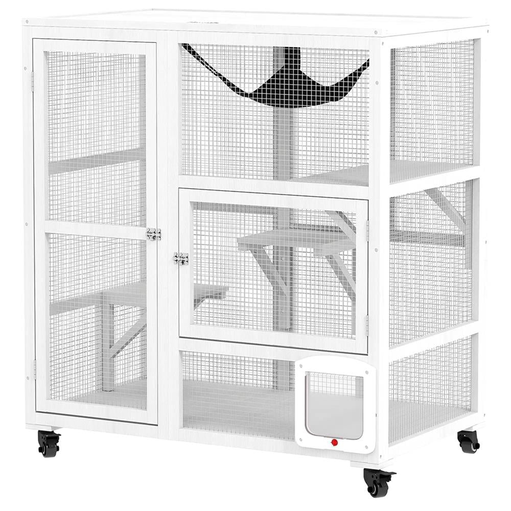 Barara King Cat Kennel Condo Shelter, Cat House,Cat House, Indoor Cat ...