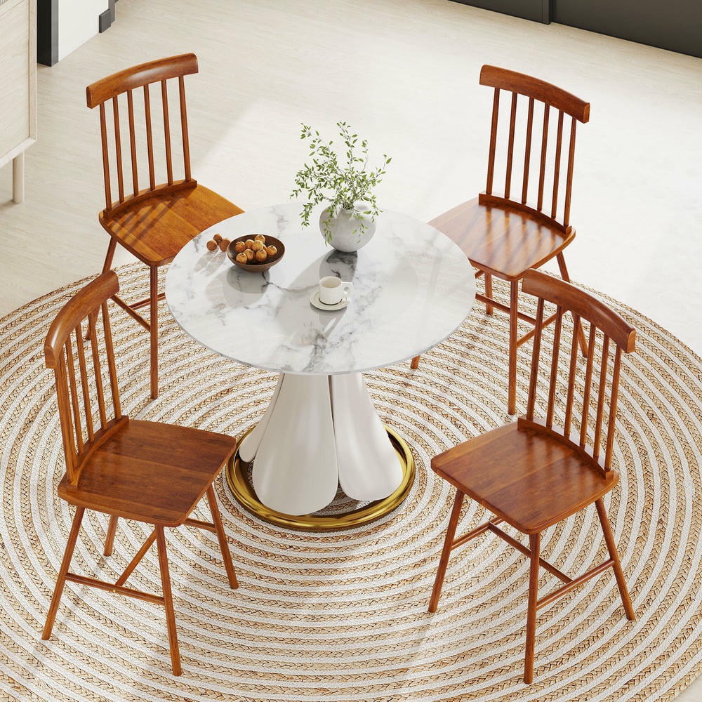 Barara King Dining Chair with Rubber Wood Frame, Dining Room Chair for ...