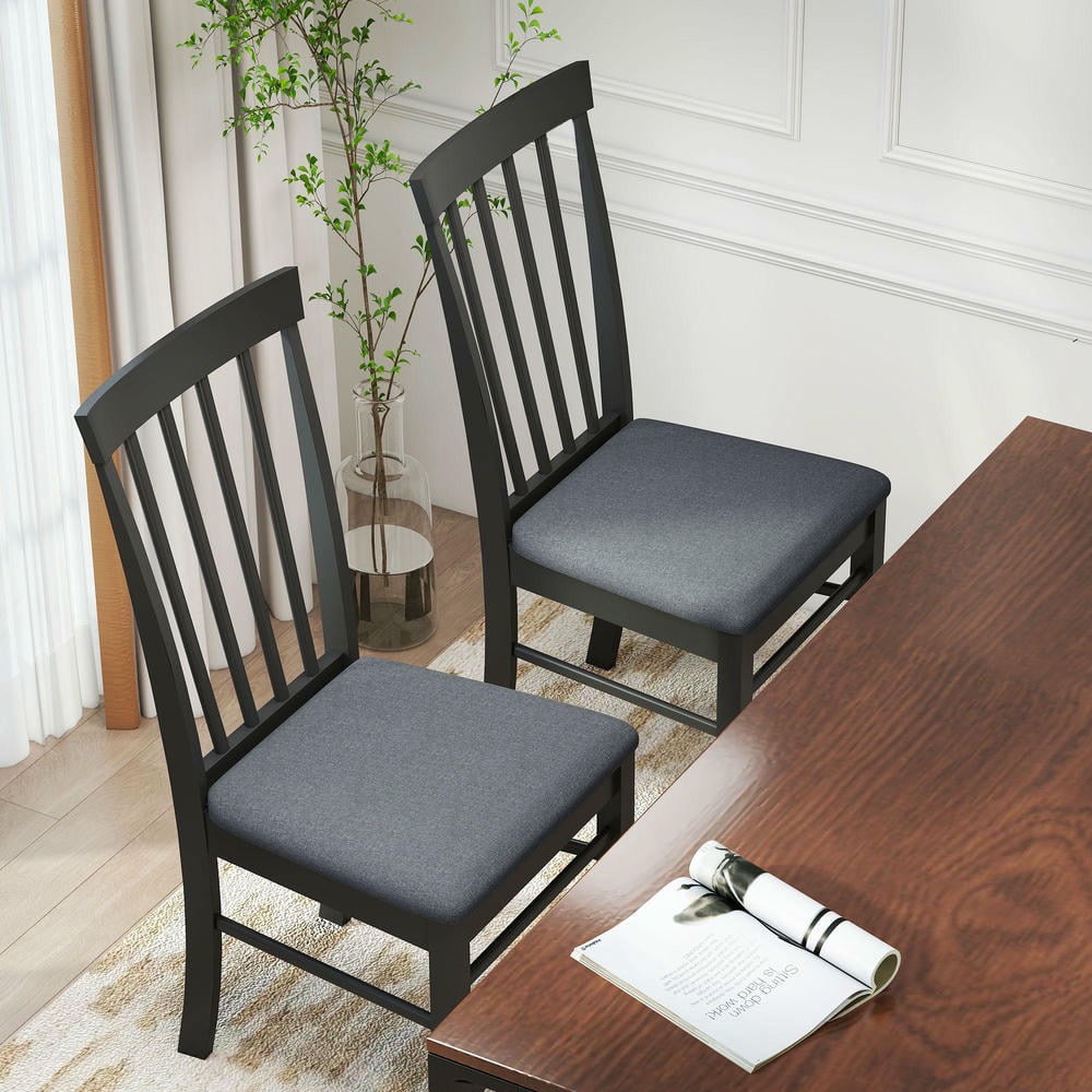 Barara King Dining Chair with Rubber Wood Frame, Dining Room Chair for ...