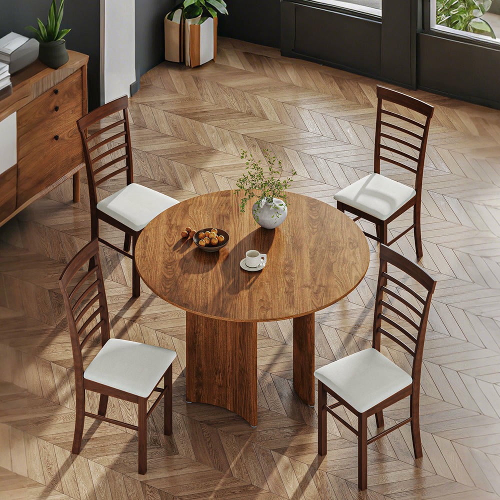 Barara King Dining Chair with Rubber Wood Frame, Dining Room Chair for ...