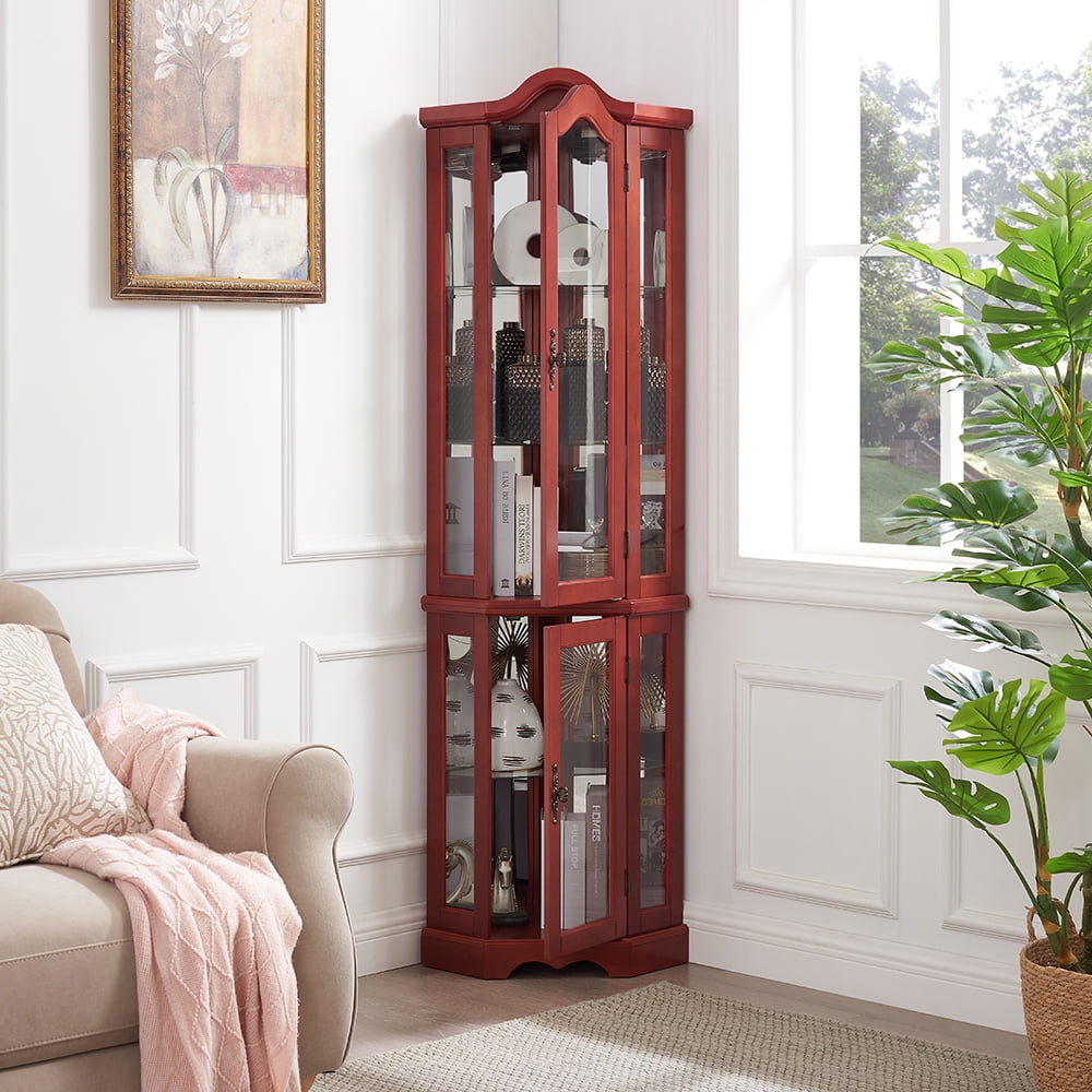 Barara King Display Storage Shelves,Display Cabinet, Curio Cabinets ...