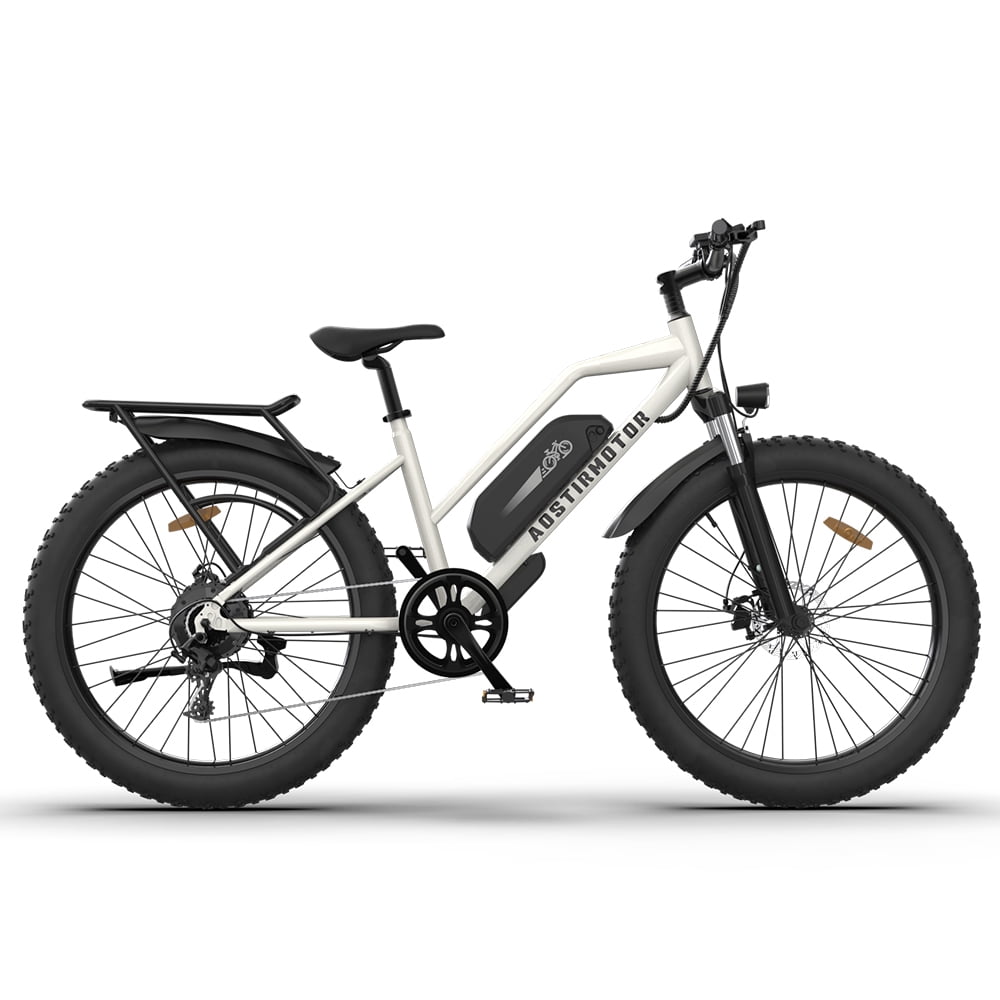 Barara King Electric Bike, Electric Mountain Bike,AOSTIRMOTOR Hot Fat Tire Adults Electric ...