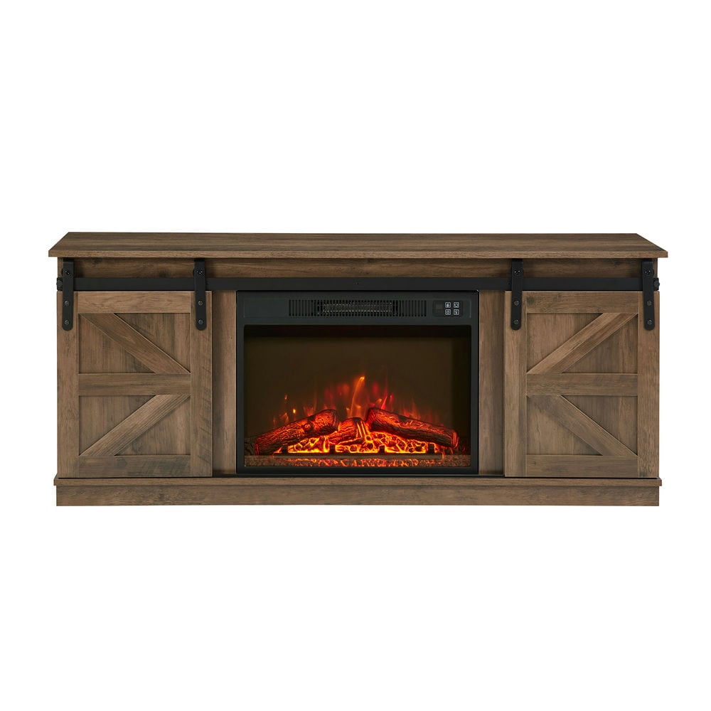 Barara King Entertainment Center, TV Console Table,Fireplace TV Stand ...