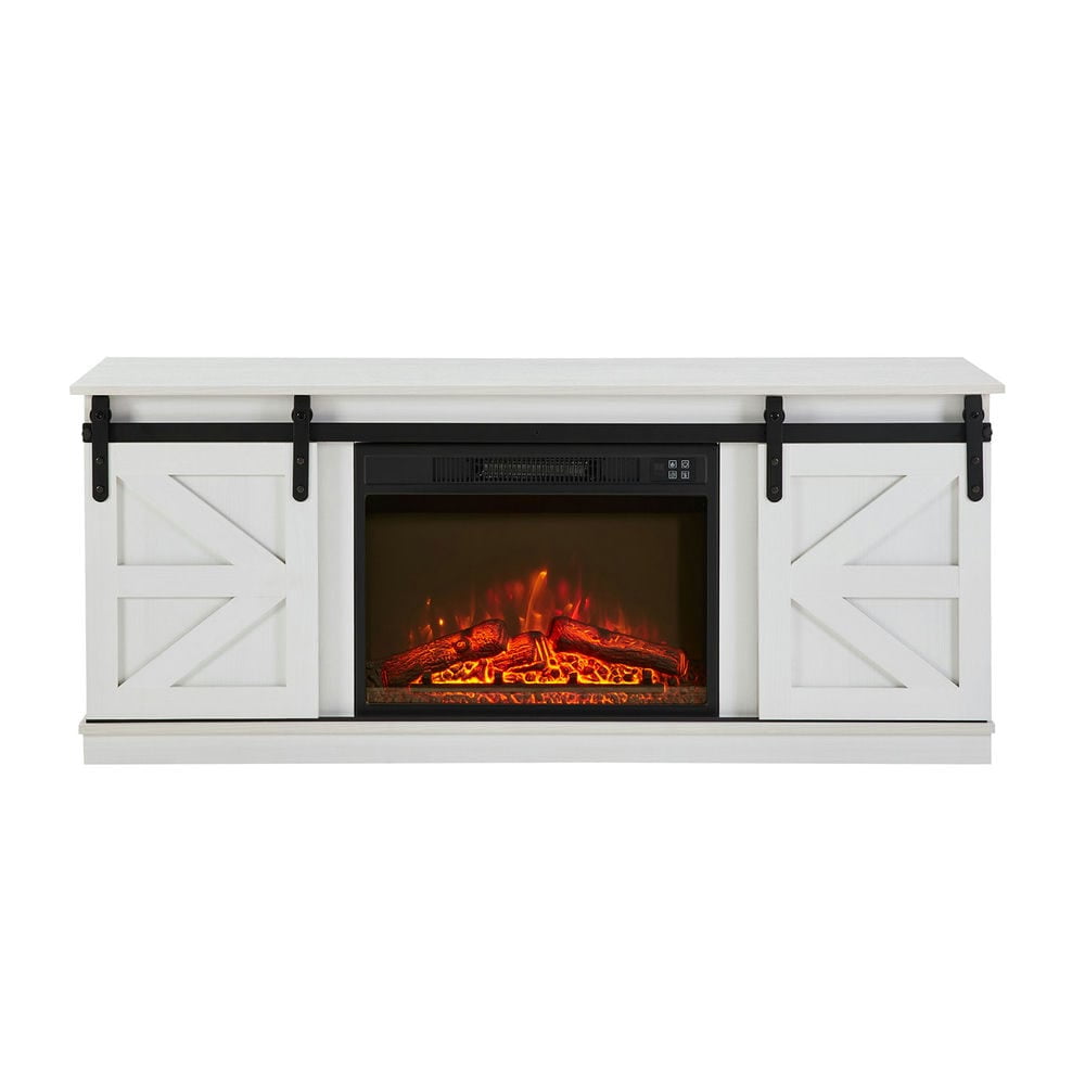 Barara King Entertainment Center, TV Console Table,Fireplace TV Stand ...