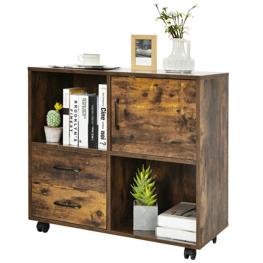 Barara King File Cabinet, Filing Cabinet Organizer,Mobile File Cabinet ...