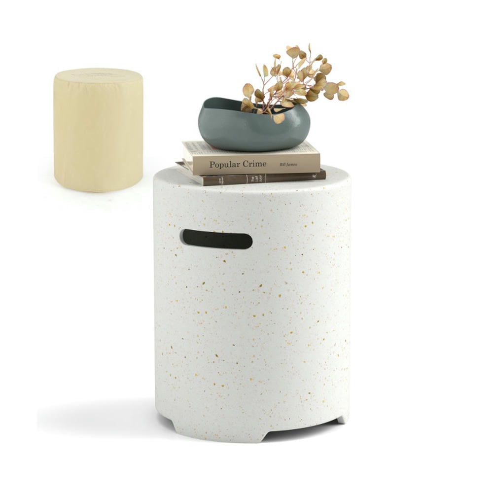 Barara King Fire Pit, Smokeless Fire Pit,Propane Tank Cover Table with ...