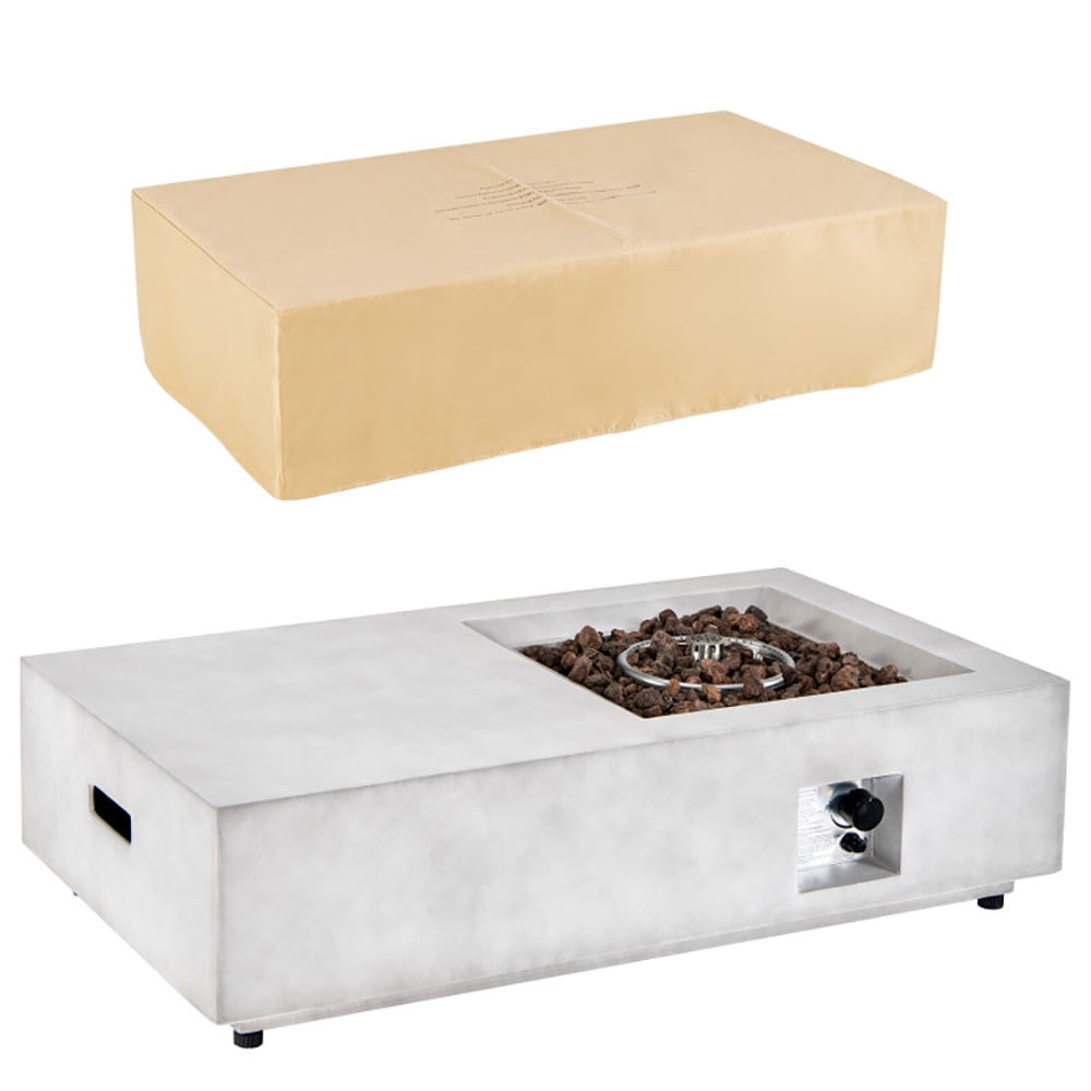 Barara King Fire Pit Tables,Firebowl Tables,48 Inch Outdoor Concrete ...