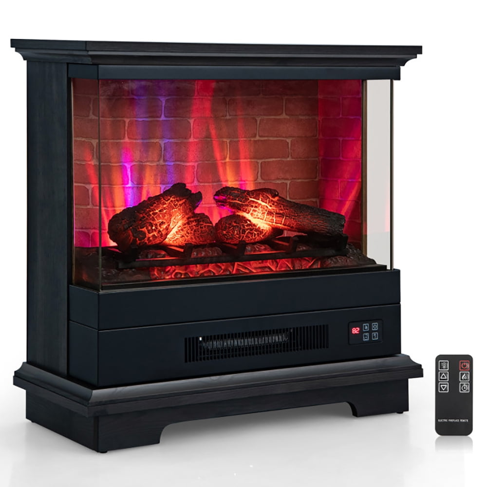 Barara King Fireplace Heater, Indoor Fireplace,27 Inch Freestanding ...