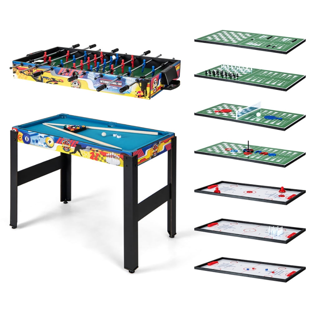 Barara King Foosball Table, Arcade Table Hand Soccer,12-in-1 Combo Game ...