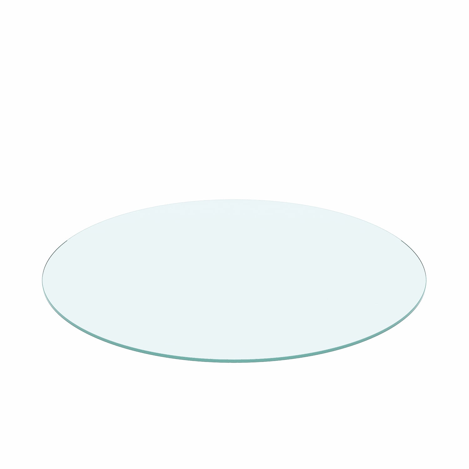 Barara King Glass Table Top Multipurpose Countertop,24" Round Tempered ...