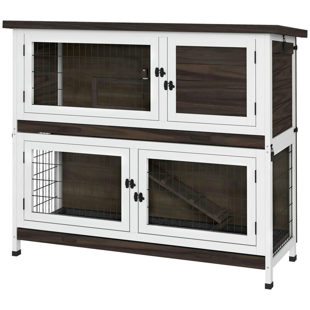 Barara King Large Rabbit Coop, Rabbit Coop, Outdoor Rabbit House,46 ...
