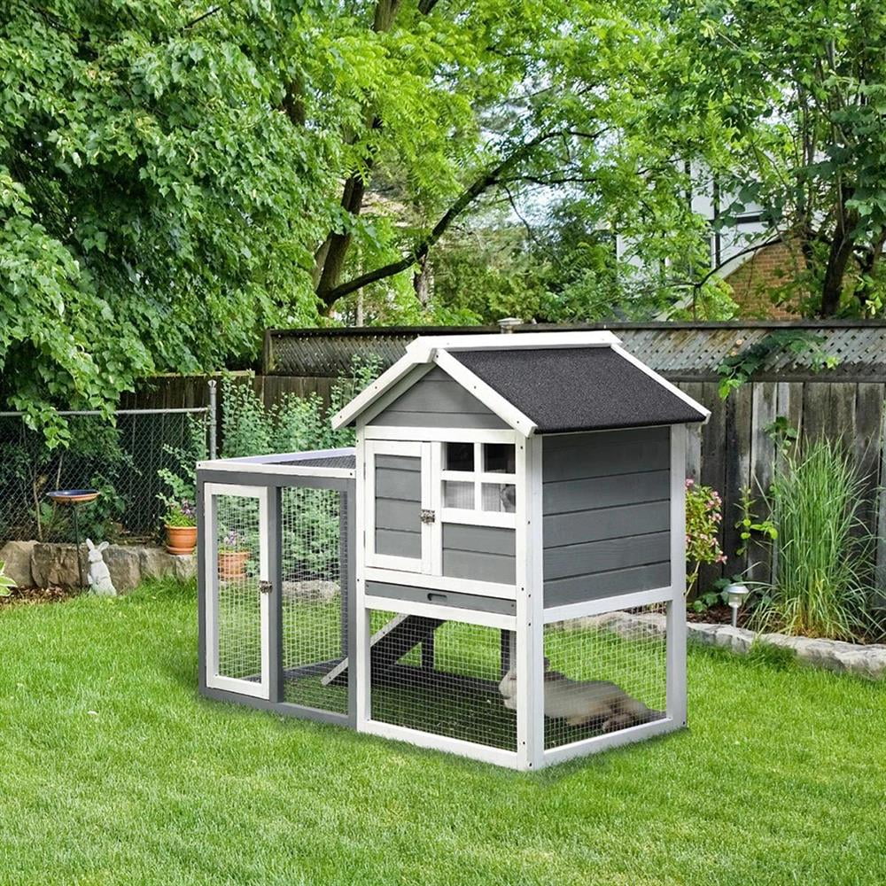 Barara King Large Rabbit Coop, Rabbit Coop, Outdoor Rabbit House,48 ...