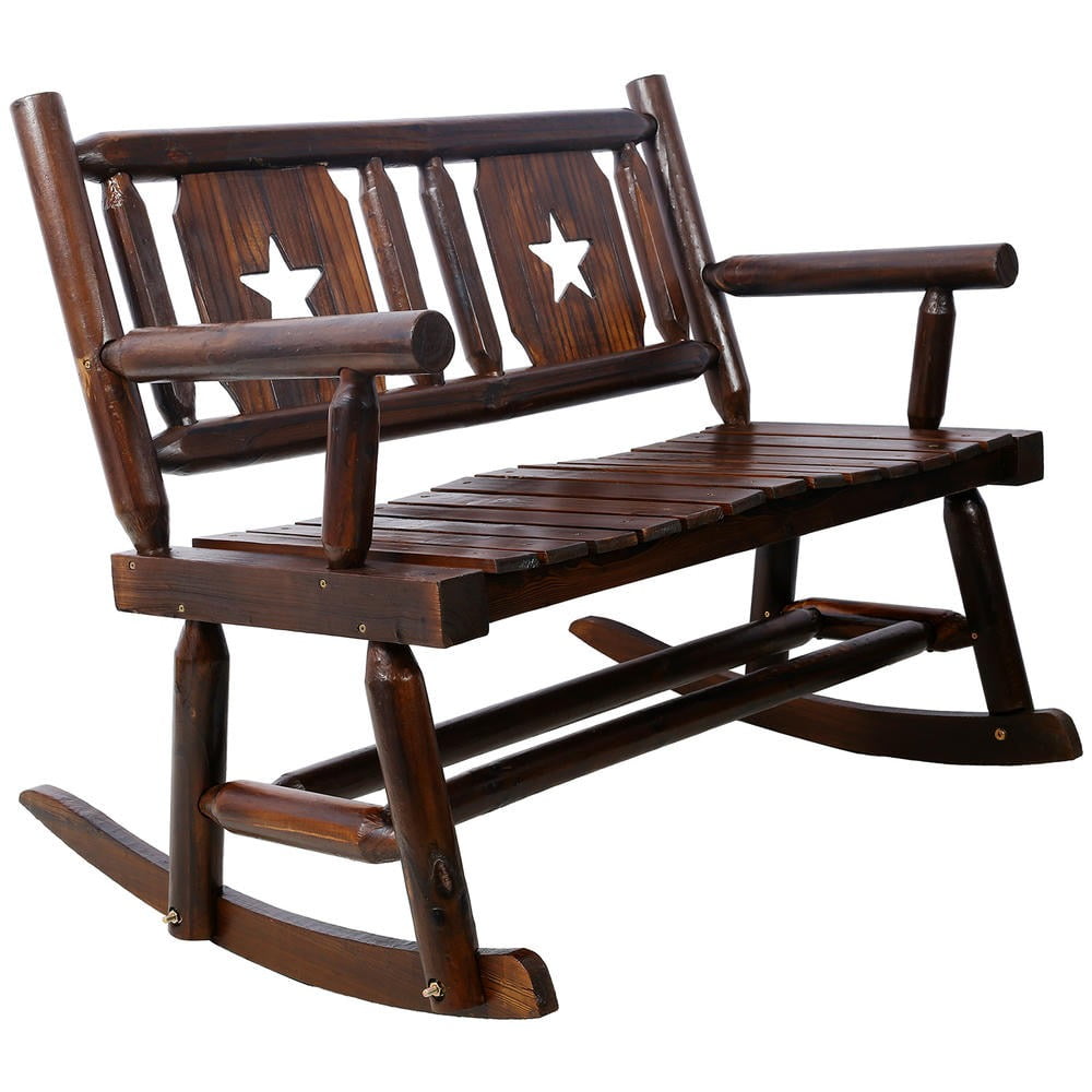 Barara King Outdoor Bench, Patio Benches for Outdoors,Outdoor Wood ...