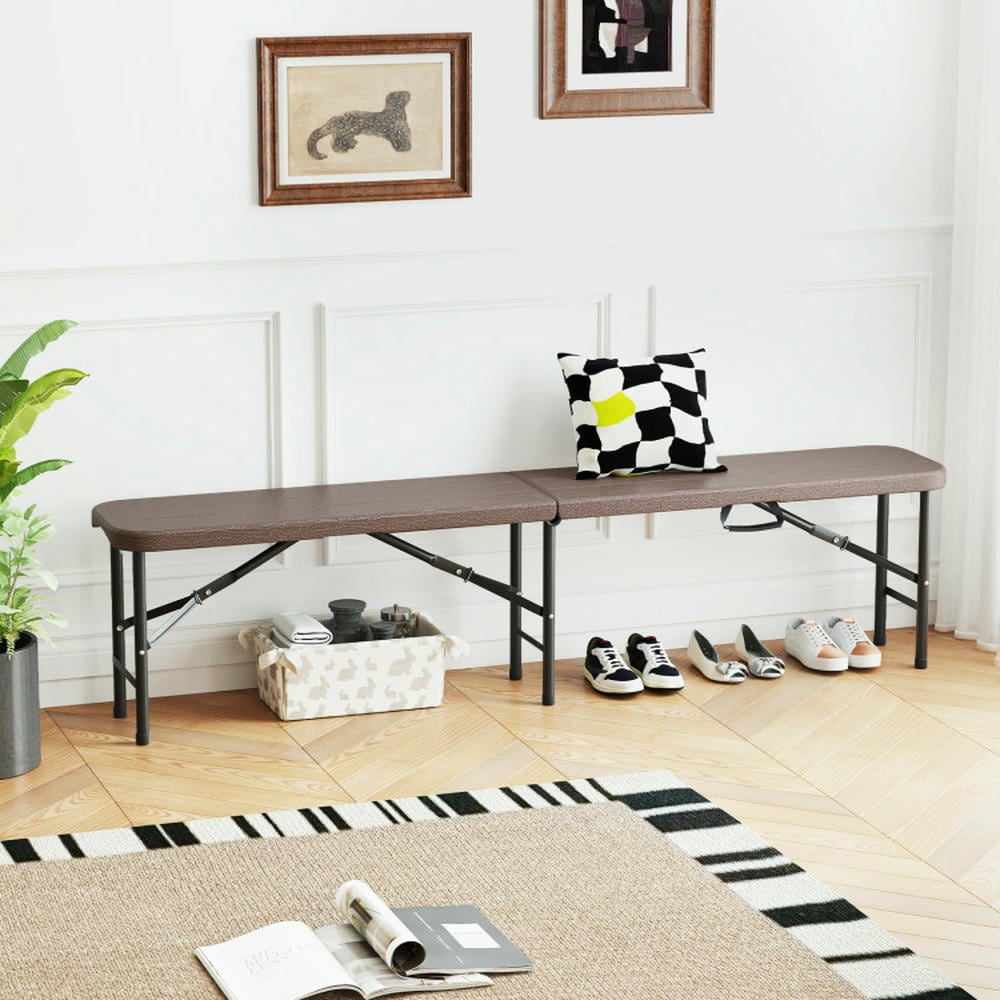 Barara King Outdoor Bench, Patio Benches for Outdoors,6 Feet Folding ...