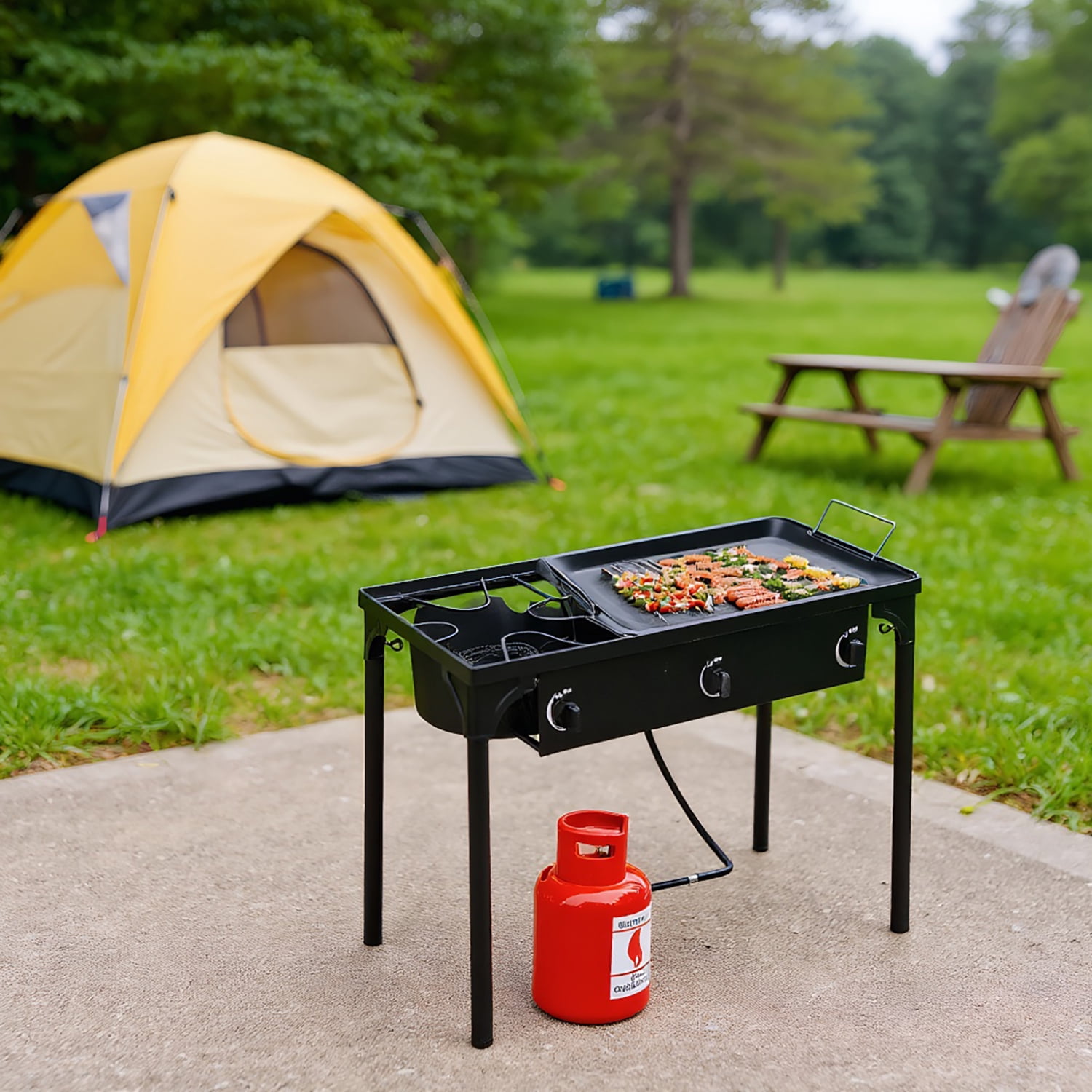 Barara King Outdoor Cooking Burner, Camping Stove, Outdoor Camp Stove ...