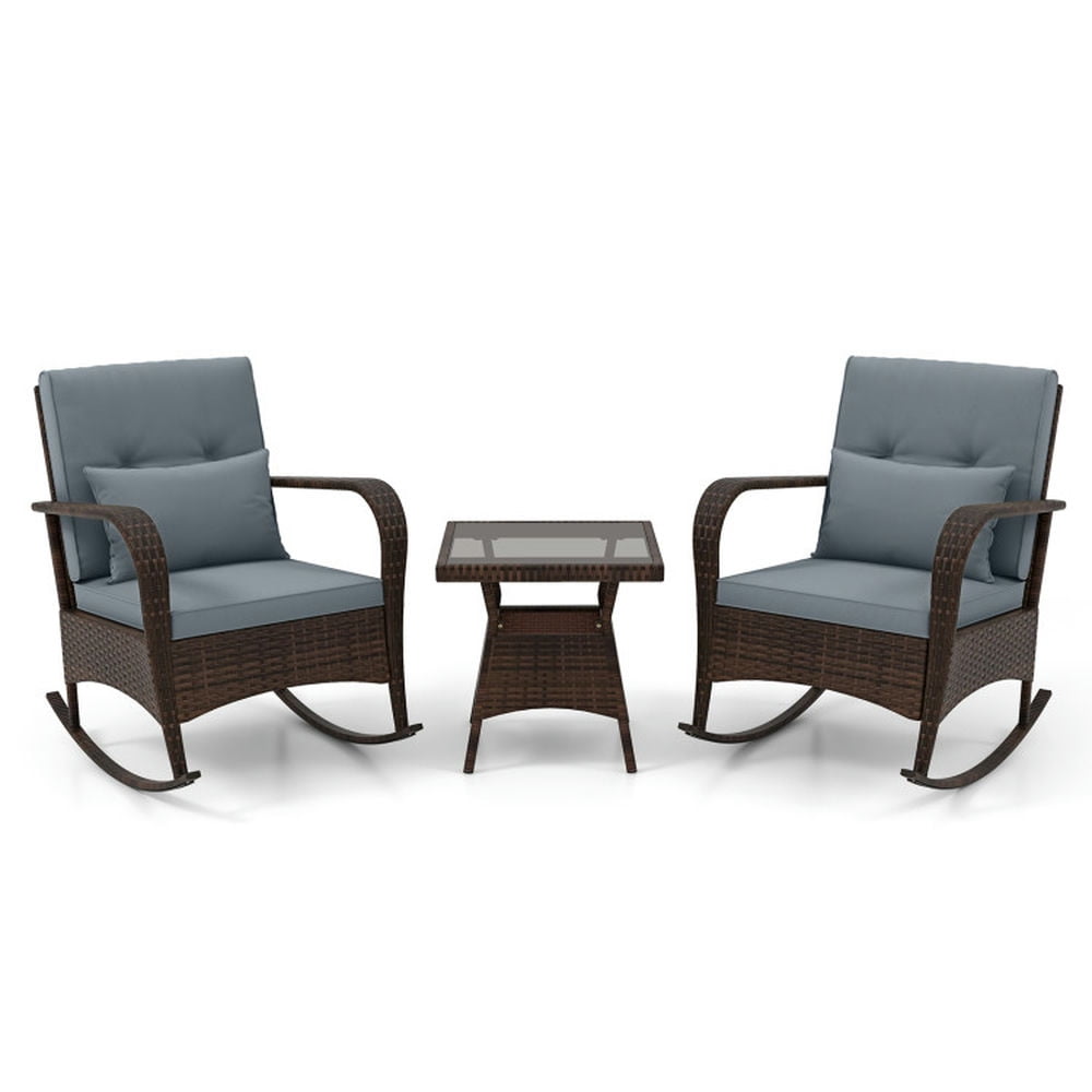 Barara King Outside Patio Conversation Sets, Patio Furniture Set,3 ...