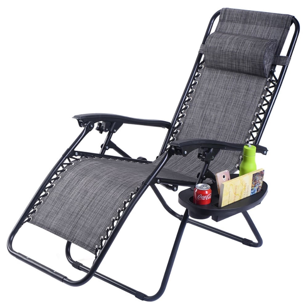 Barara King Patio Lounge Chair,Reclining Outdoor Chaise Lounger,Outdoor ...