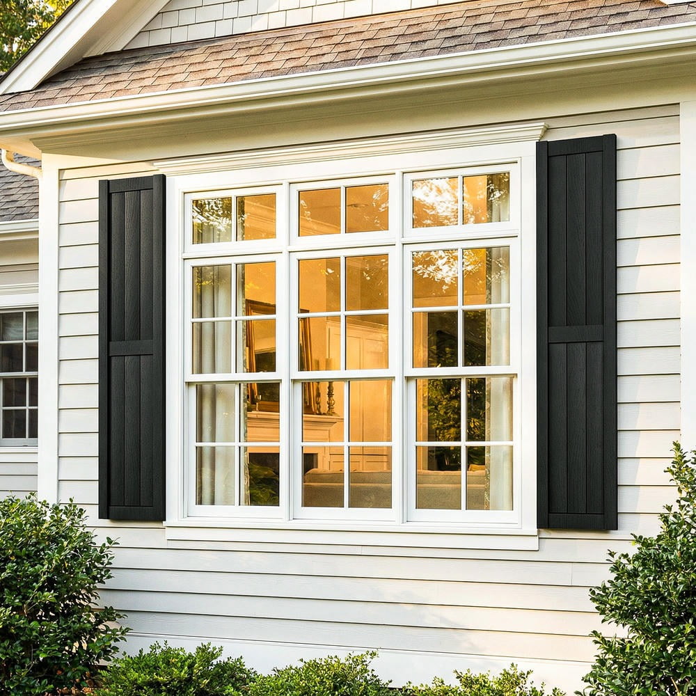 Barara King Shutters for Windows with Premium Board and Batten, Modern ...
