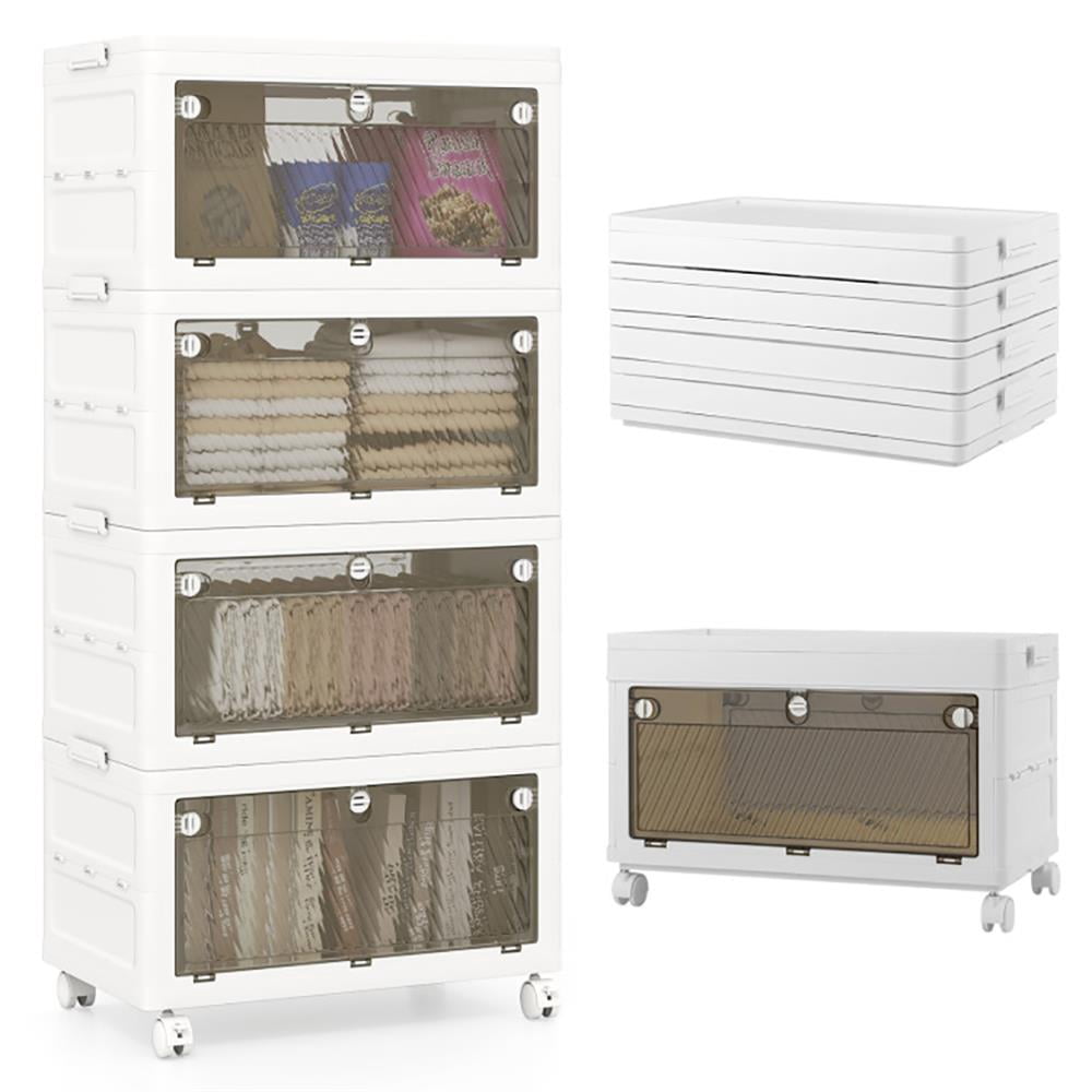 Barara King Storage Bins, Storage Box Closet Organizers,44 Gal 4-Pack ...