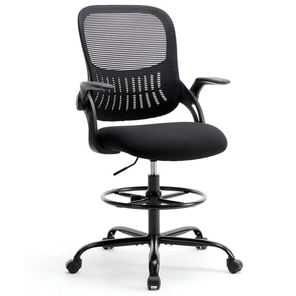 Barara King Tall Office Chair for Standing Desk, Adjustable Foot Ring ...