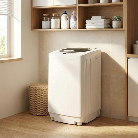 Barara King Washing Machine, Laundry Washer, Portable 7.7 lbs Automatic ...