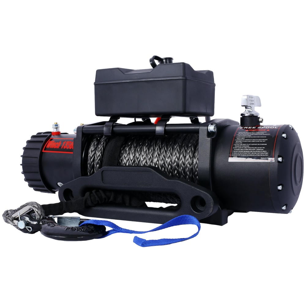 Barara King Winch-13500 Lb. Load Capacity Electric Winch -12V Dc Power ...