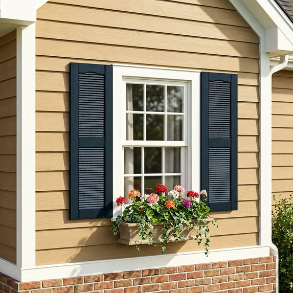 Barara King Window Shutters with Premium Board and Batten, Plantation ...