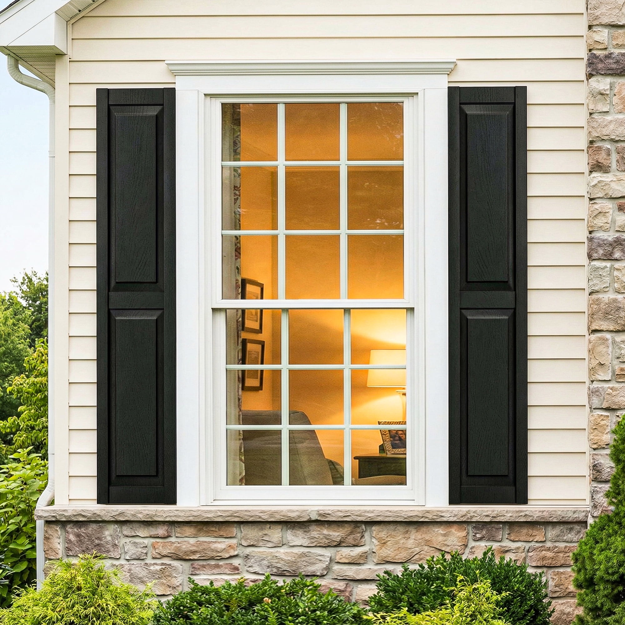 Barara King Window Shutters with Premium Board and Batten, Plantation ...