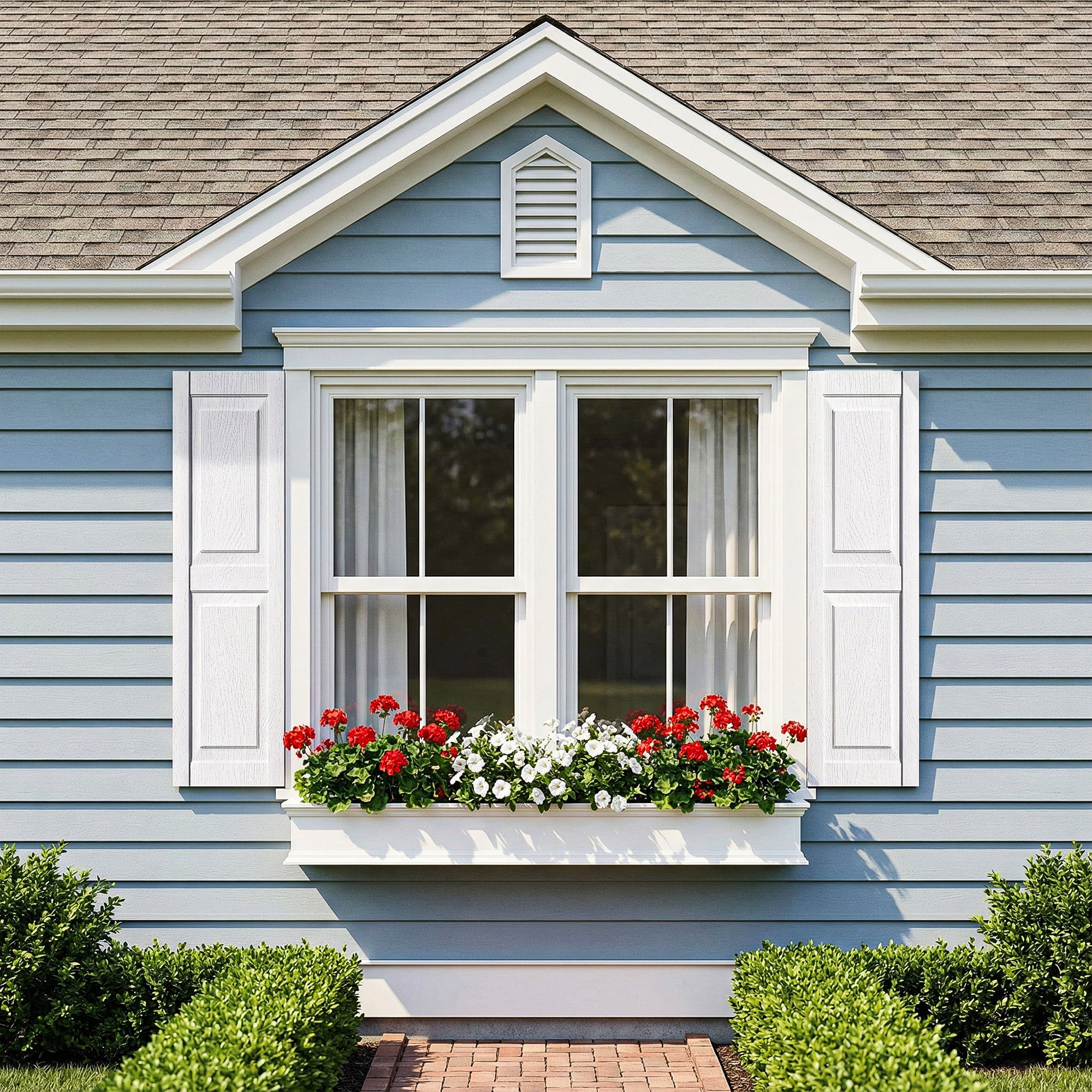 Barara King Window Shutters with Premium Board and Batten, Plantation ...