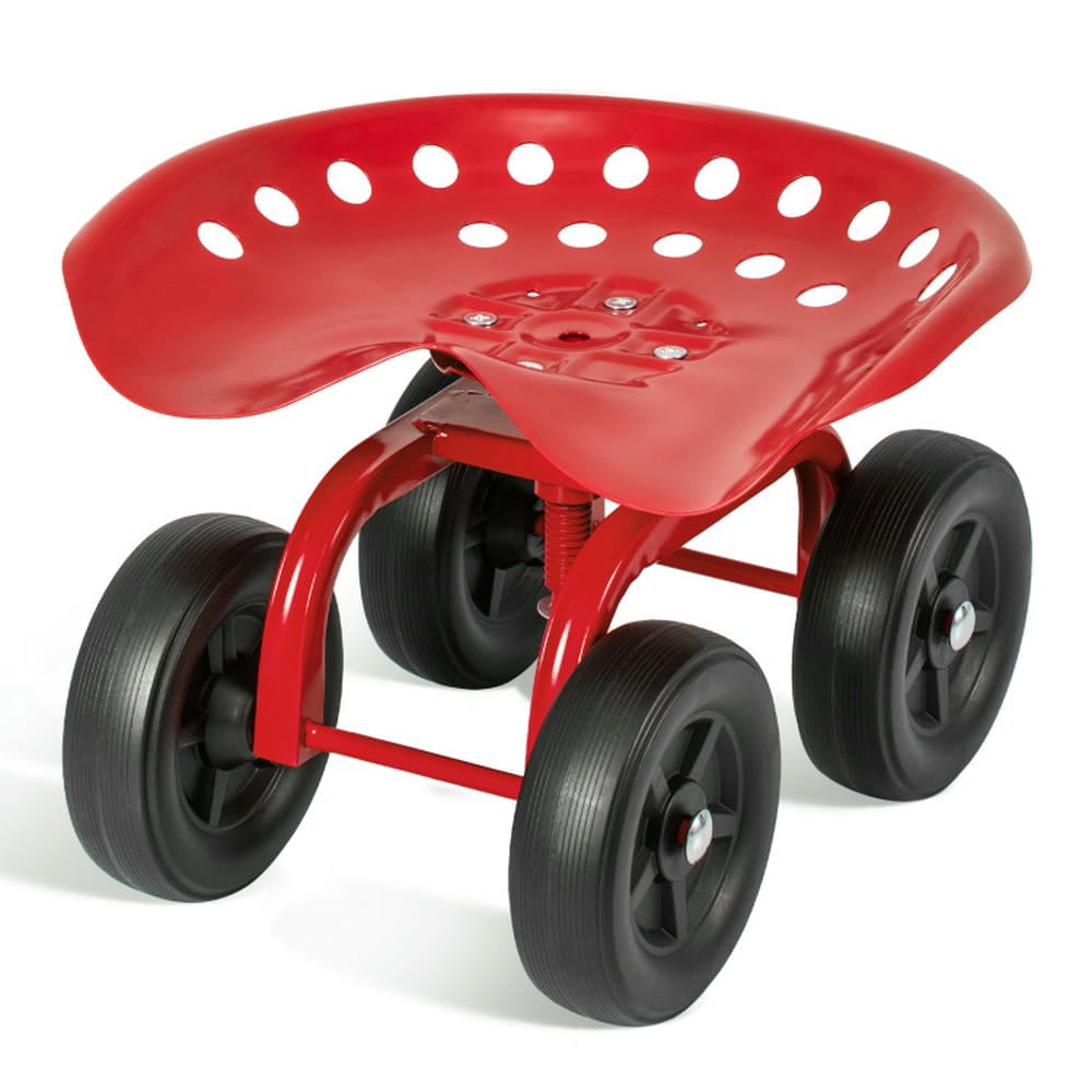 Barara King Yard Cart Garden Wagon,Garden Cart,Garden Rolling Workseat ...