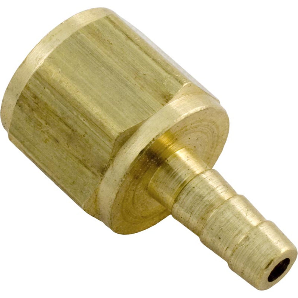 Barb Fitting, Universal, 1/8" Barb x 1/8"fnpt, Brass - Walmart.com