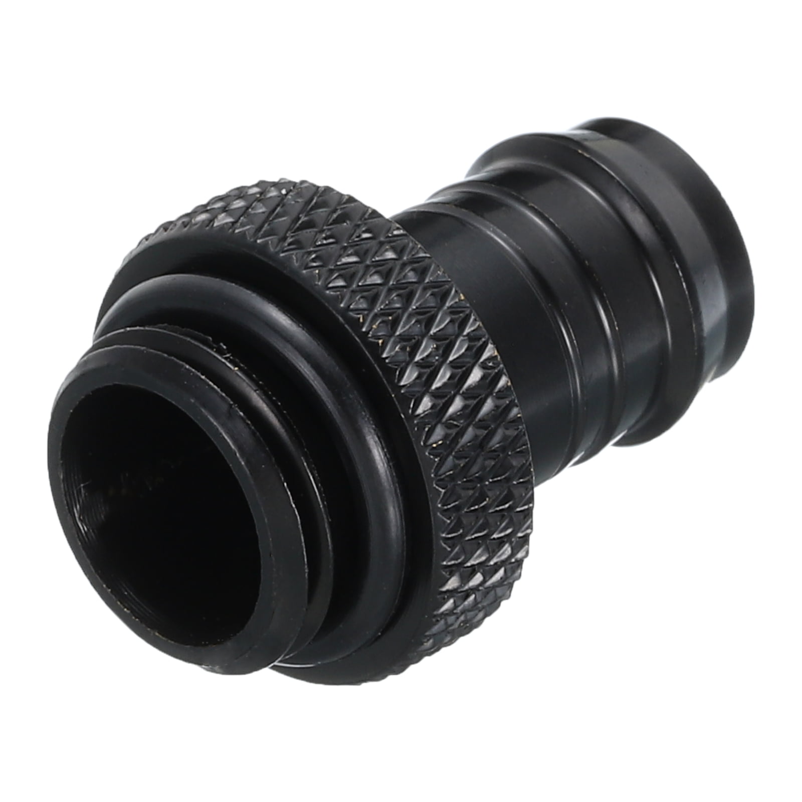 Barb Fittings Soft Tubing G1/4" to 3/8" OD 10mm ID Hose Fitting Adapter Black Brass PC Water ...