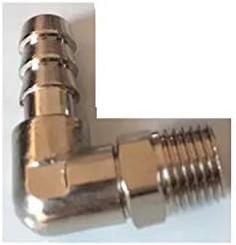 Barb Hose ID 1/2" or 12mm to Pipe NPT 1/2" Male 90 Degree Elbow 360 ...