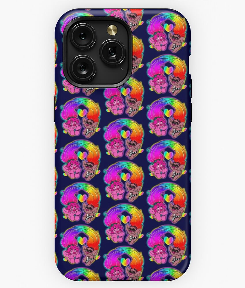 Barb Rainbow Trolls Fan Art M734 Phone Case for iPhone 17 16 15 14 13 ...