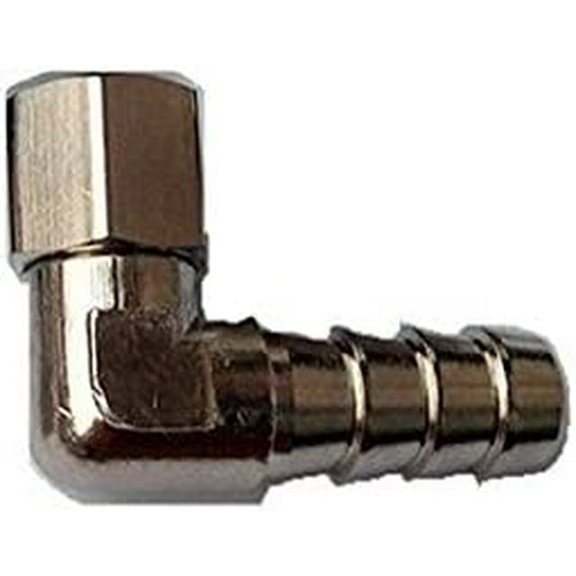 Barb x Female NPT Brass 90 Degree Elbow Swivel Rotating 360 Fitting ...