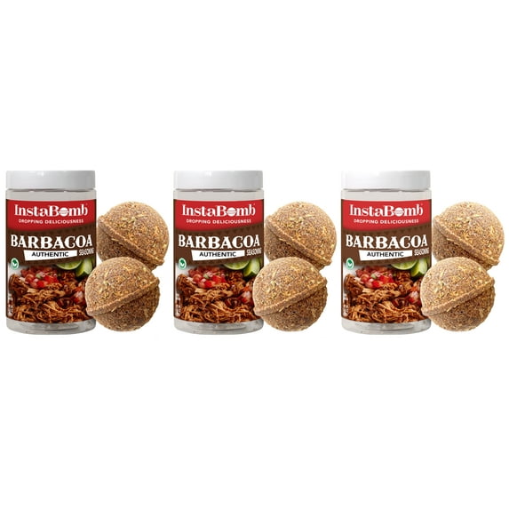 InstaBomb Barbacoa Bombs - 3 Jars, 6 Bombs - Instant Pot, Slow Cooker ...