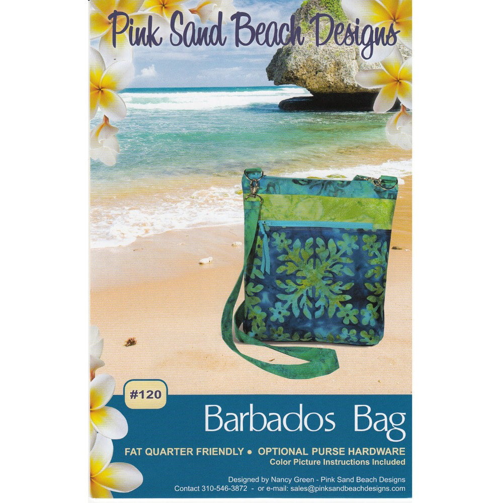 Barbados Bag Pattern, Pink Sand Beach Designs - Walmart.com