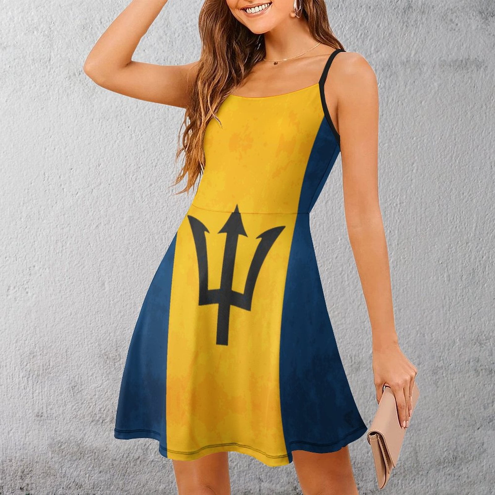 Barbados Barbadian Flag National Flag of Barbados Novelty Woman's ...