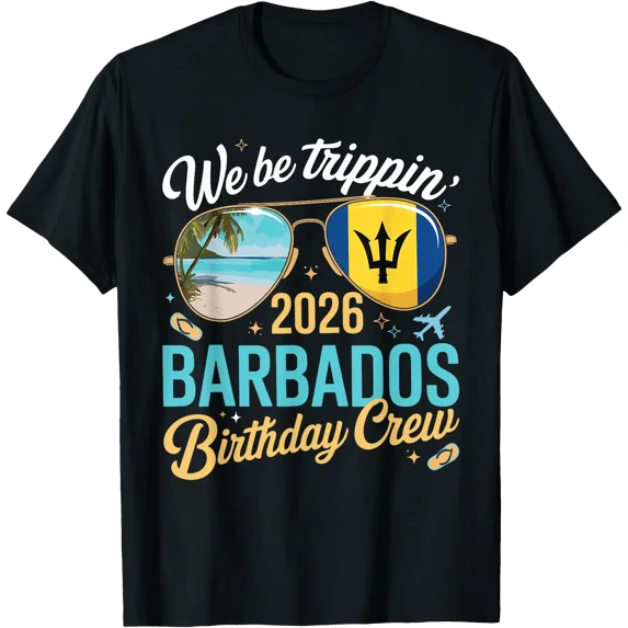 Barbados Birthday Crew 2026 T-Shirt, Unisex T-Shirt - Walmart.com