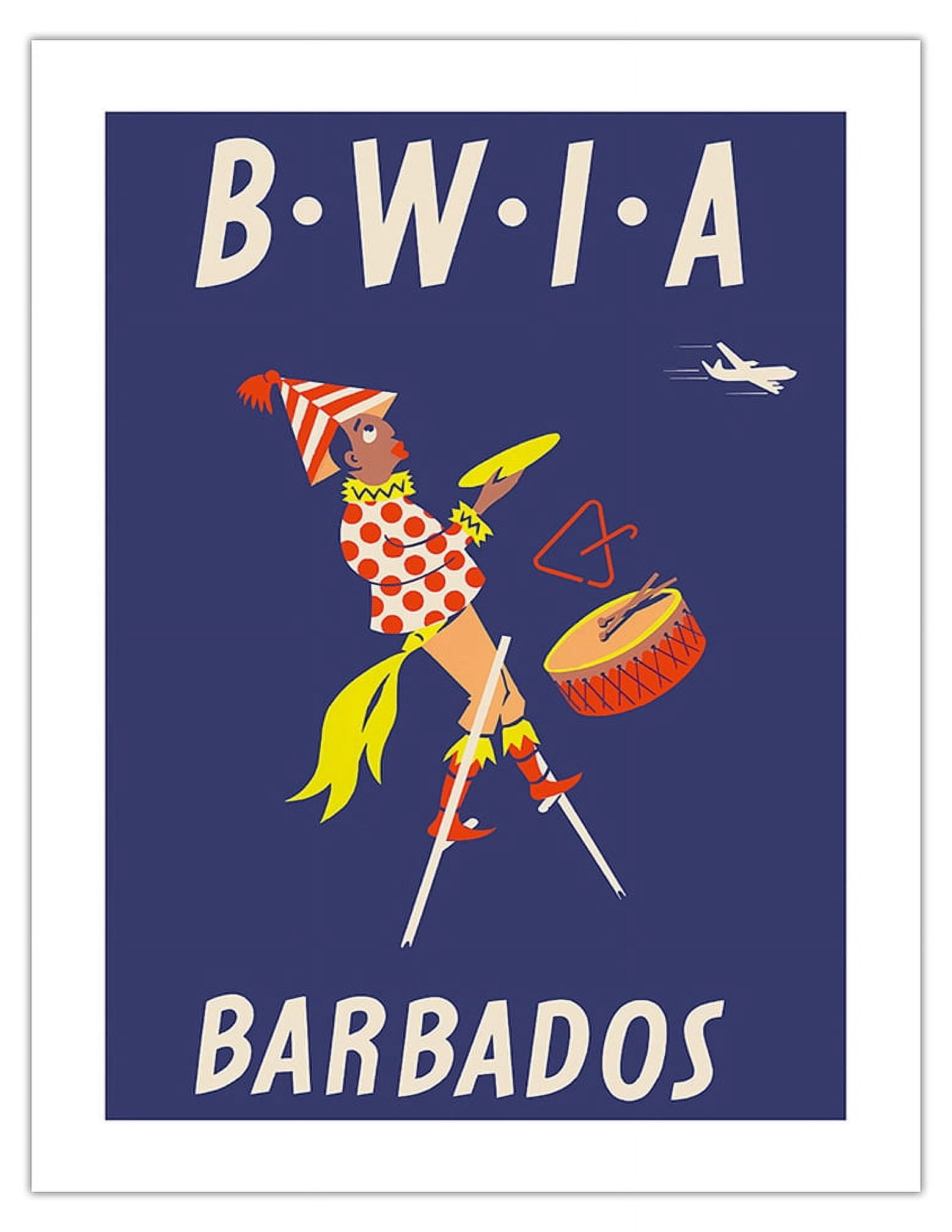 Barbados - Caribbean Islands - BWIA (Bee-Wee) - Vintage Airline Travel ...