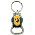 Barbados Flag Bottle Cap Opener Keychain Ring - Walmart.com