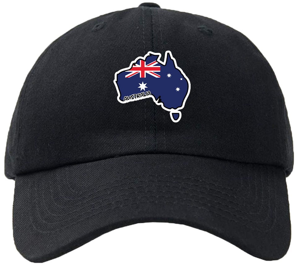 Barbados Map Flag Baseball Cap Hat Hook & Loop Closure - Personalize it ...