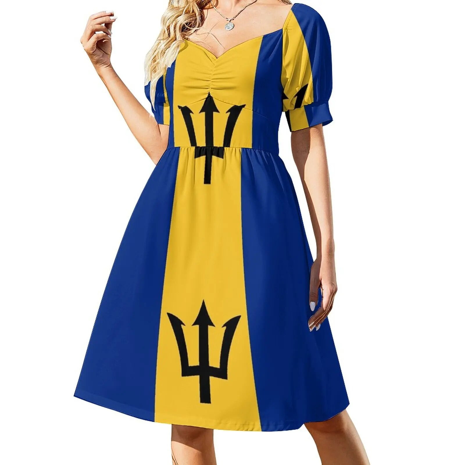 Barbados National Flag Dress dresses korean style Cocktail of dresses elegant party dresses for ...