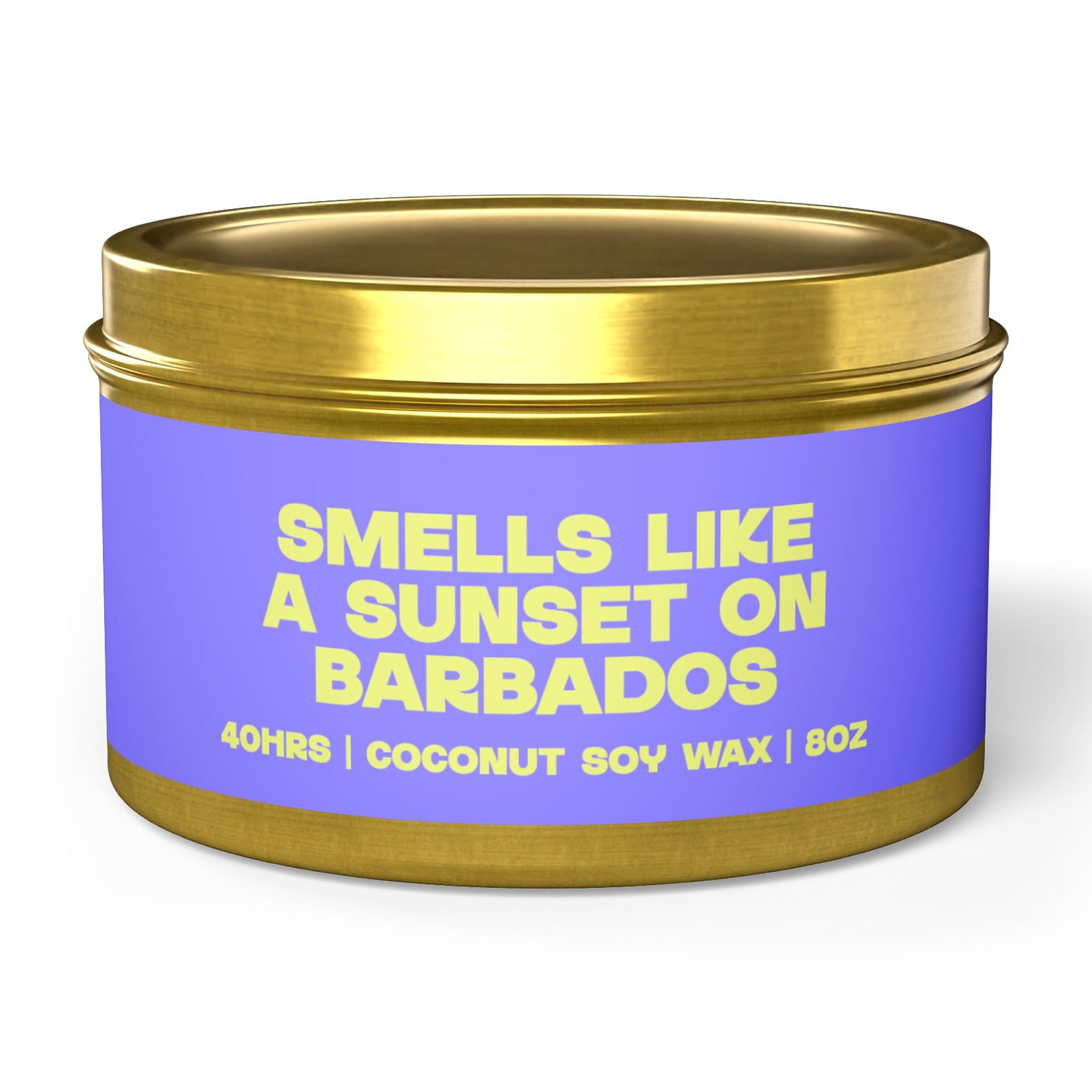 Barbados Tin Candle Gifts Funny Home Office Decor - Walmart.com